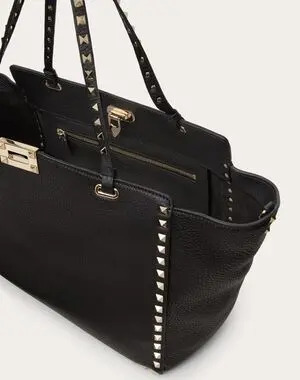 Valentino Garavani Rockstud Medium Top Handle Bag