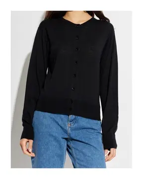 BY MALENE BIRGER Montie Buttoned Cardigan - Black