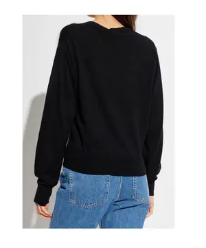 BY MALENE BIRGER Montie Buttoned Cardigan - Black