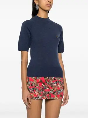 VIVIENNE WESTWOOD Bea Knitted High Neck T-shirt