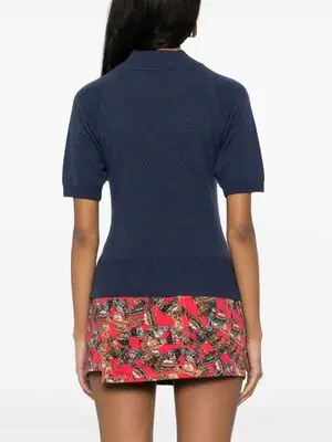 VIVIENNE WESTWOOD Bea Knitted High Neck T-shirt