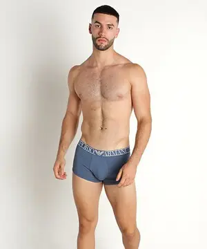 Emporio Armani Elastic Waist Underwear - Blue
