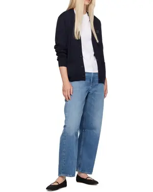 Maison Kitsuné Fox Head Patch Knit Cardigan - Black