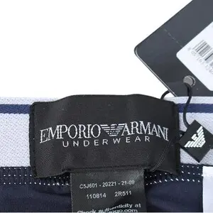 Emporio Armani Logo Underwear - Blue