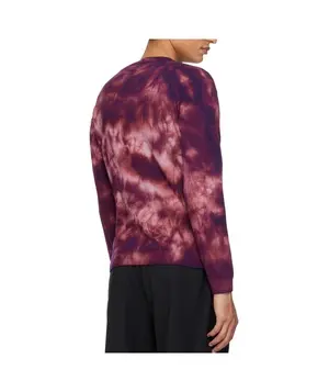 KIKO KOSTADINOV V-neck Tie-dye Sweater With Graphic Jacquard
