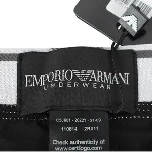 Emporio Armani Logo Underwear - Black