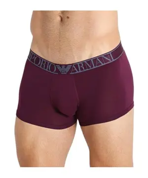 Emporio Armani Elastic Waist Underwear Red
