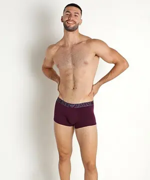 Emporio Armani Elastic Waist Underwear - Red