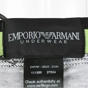 Emporio Armani Logo Underwear - Black