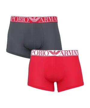 Emporio Armani Logo Underwear 2-piece Pack - Red
