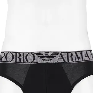Emporio Armani Elastic Waist Briefs Pants 2-pack