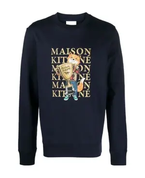 Maison Kitsune Drop Shoulder Sweatshirts Hoodies For Men