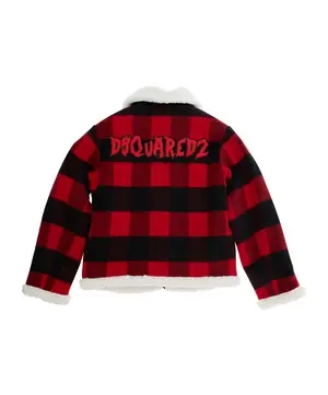 Dsquared2 Logo-lettering Checked Jacket