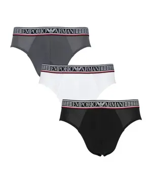 Emporio Armani 3-piece Briefs Pants - Black