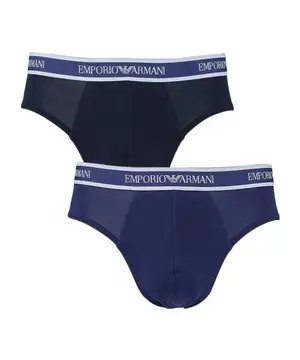 Emporio Armani Logo Underwear Two-piece Set - Blue