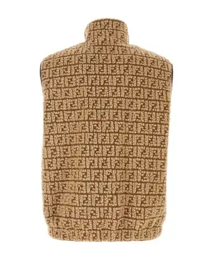 Fendi High Neck Teddy Vest