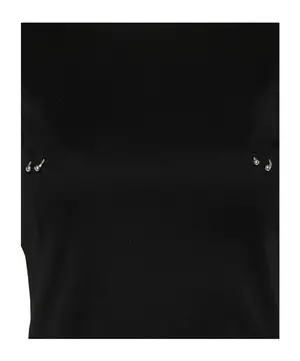 MUGLER Pierced Detail T-shirt