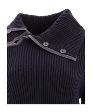 Jacquemus Asymmetric Mock-neck Sweater