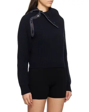 Jacquemus Asymmetric Mock-neck Sweater
