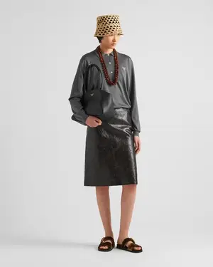 Prada A-line Midi Skirt
