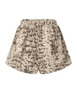 Pinko Drawstring Printed Shorts