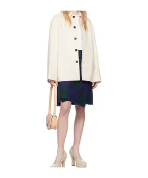 Burberry Single-breasted Wool Jacket