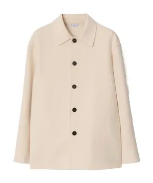 Burberry Single-breasted Wool Jacket
