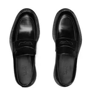Gucci Slip-on Loafers With Leather Soles