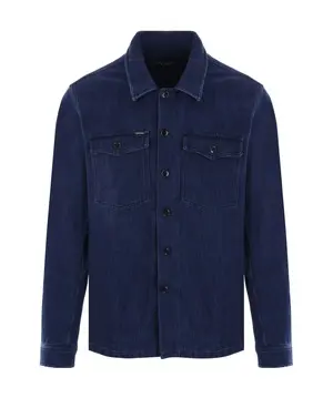 TOM FORD Straight Hem Denim Shirt