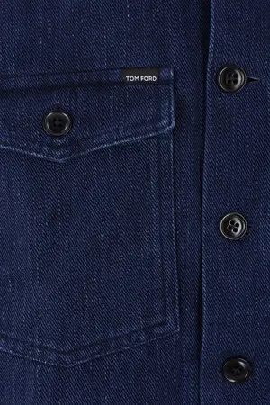 TOM FORD Straight Hem Denim Shirt