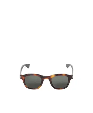 Saint Laurent Full Frame Tortoiseshell Sunglasses - Gray