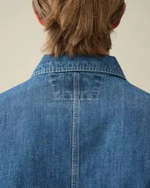 C.P. COMPANY Long-sleeved Denim Jacket With Classic Collar