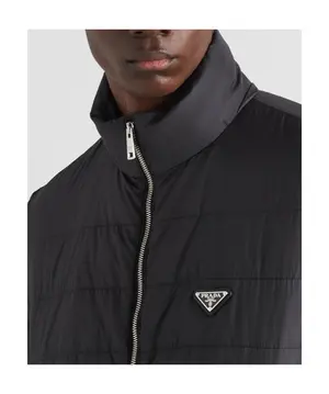 Prada Quilted Down Jacket - Black