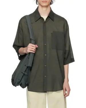 LEMAIRE Collared Short-sleeved Shirt