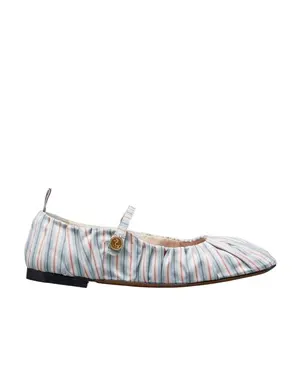 Thom Browne Striped Flats For Women