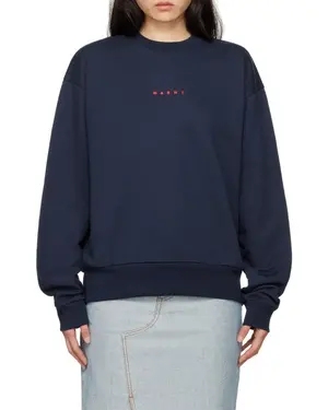 Marni Logo Printed Crewneck Sweatshirt