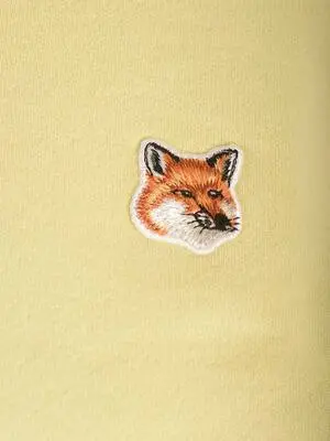 Maison Kitsuné Fox Head Patch Crewneck Sweatshirt