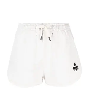 Isabel Marant Étoile Logo Print Drawstring Shorts