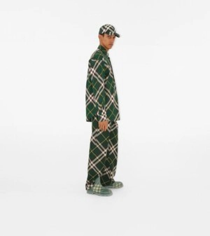 Burberry Checked Baseball Cap