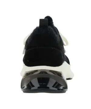 Tory Burch Logo Patch Knit Lace-up Sneakers