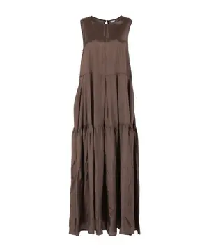 Aspesi Sleeveless Gathered Maxi Dress