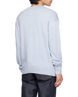 Maison Kitsuné Ribbed-edges Wool Sweatshirt