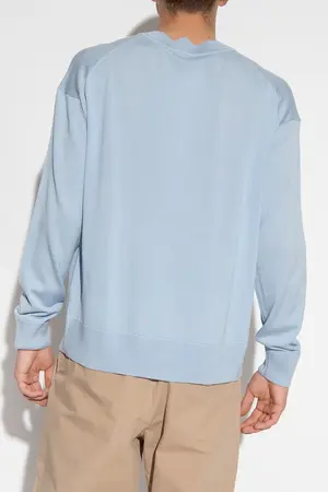 Maison Kitsuné Ribbed-edges Wool Sweatshirt