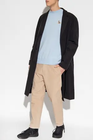 Maison Kitsuné Ribbed-edges Wool Sweatshirt