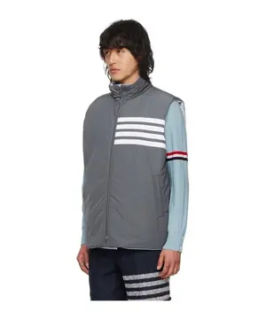Thom Browne Zip-up Padded Gilet