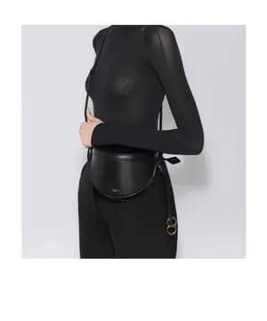 Alaïa Ring Leather Shoulder Bag