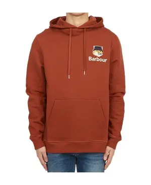Barbour Embroidered Logo Cotton Hoodie