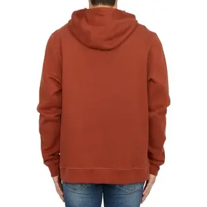 Barbour X Maison Kitsuné Fox Head Embroidered Hoodie - Red