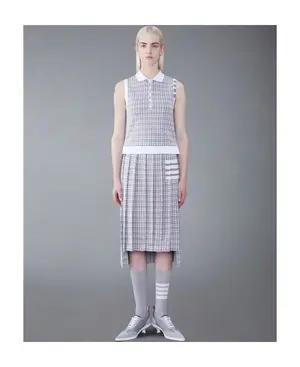 Thom Browne Four-bar Knitted Vest