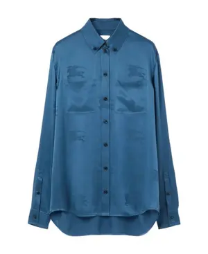 Burberry Monogram Jacquard Silk Shirt